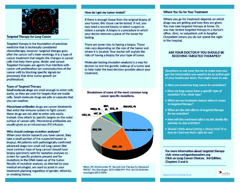 Targeted Therapy for Lung Cancer Brochure | Lung Cancer Targeted Therapy for Lung Cancer Brochure | Lung Cancer